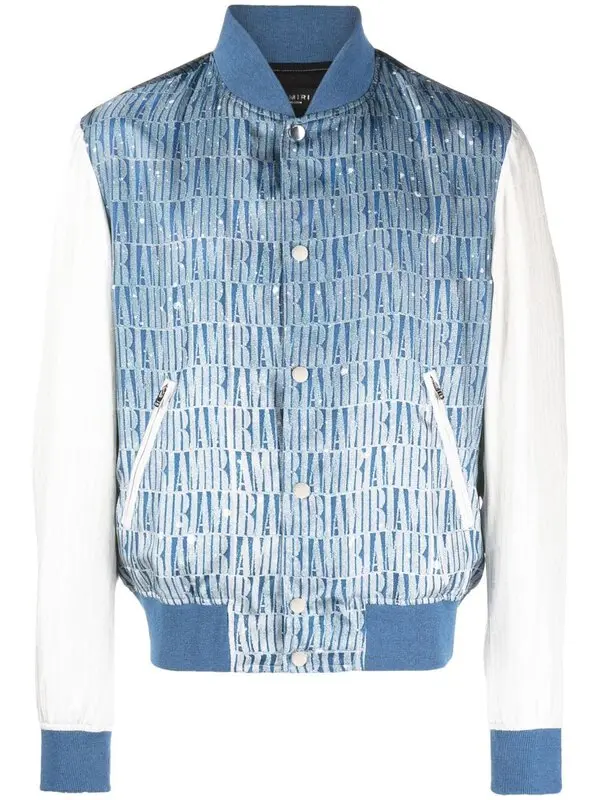 Amiri Logo-print Bomber Jacket