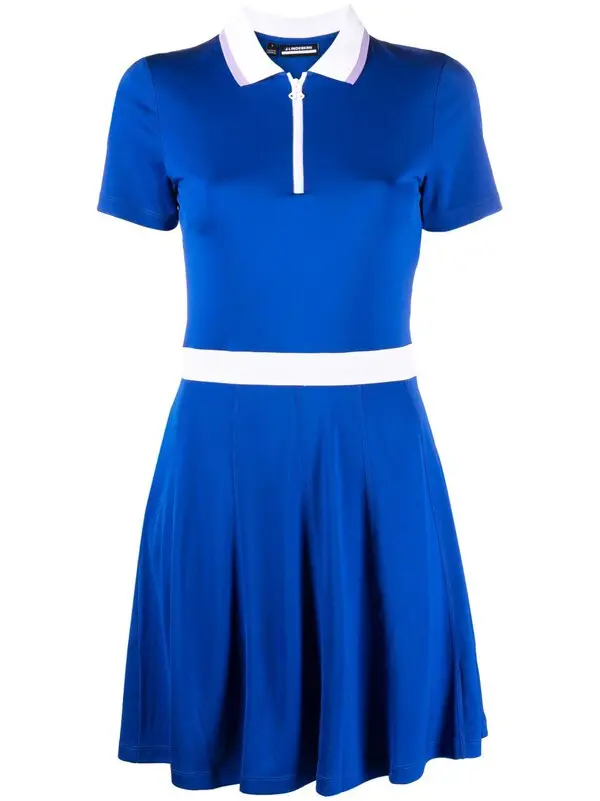 J. Lindeberg Helga Tennis Mini Dress - Blue