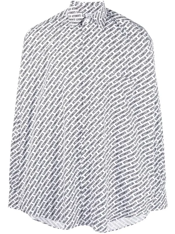 Vetements Logo-print Cotton Shirt