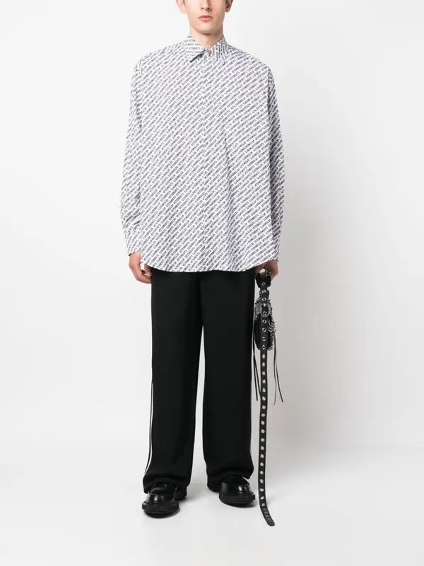 Vetements Logo-print Cotton Shirt