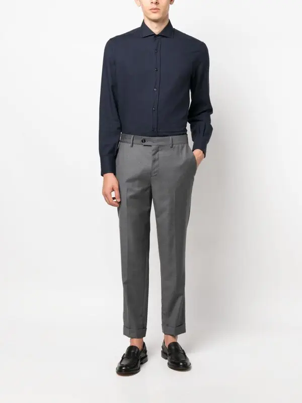 Brunello Cucinelli Button-up Cotton-cashmere Shirt