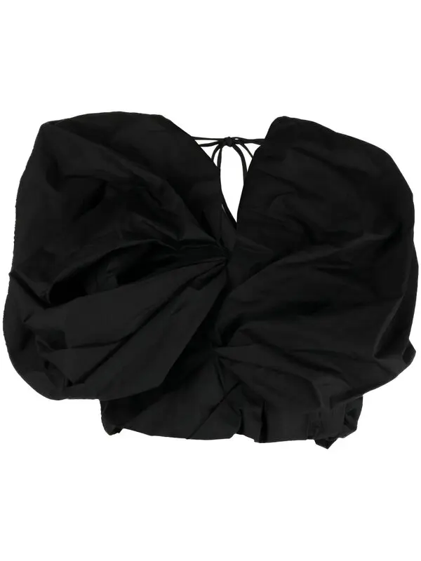 JNBY V-neck Crop Top