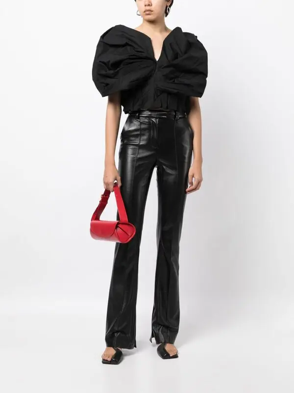 JNBY V-neck Crop Top