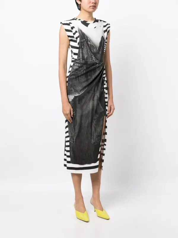 JNBY Graphic-print Midi Dress