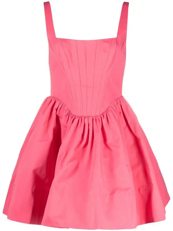 Staud Landscape Corset Mini Dress