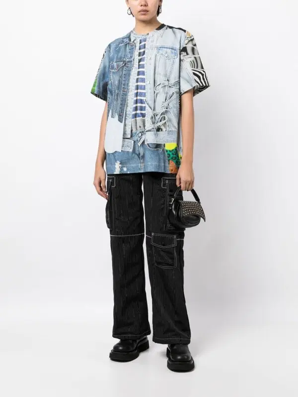 JNBY Graphic-print Cotton T-shirt