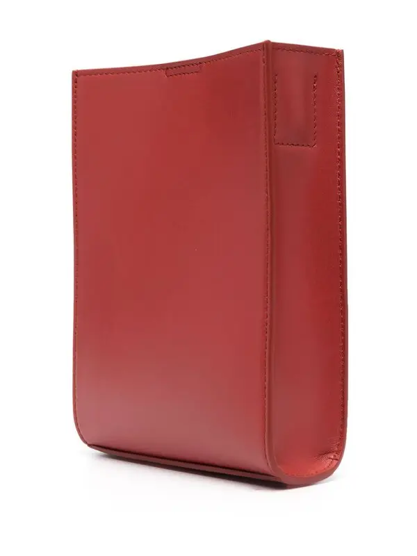 JIL SANDER Debossed-logo Shoulder Bag