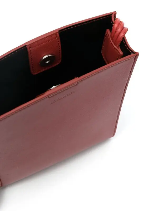 JIL SANDER Debossed-logo Shoulder Bag