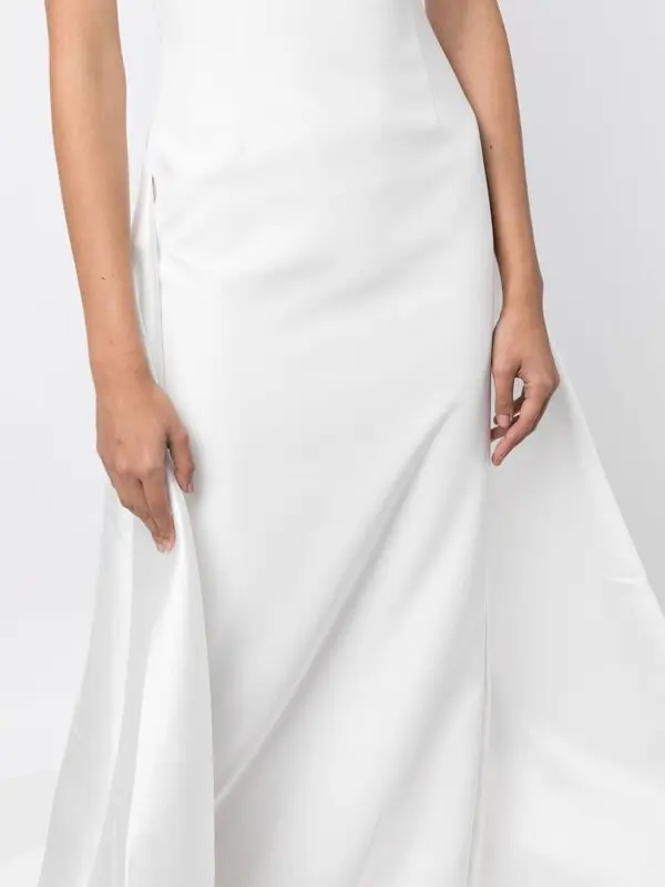 Solace London Flor Sleeveless Train Dress