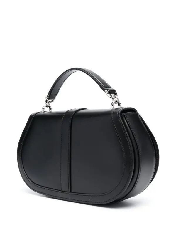 Versace Greca Goddess Leather Shoulder Bag