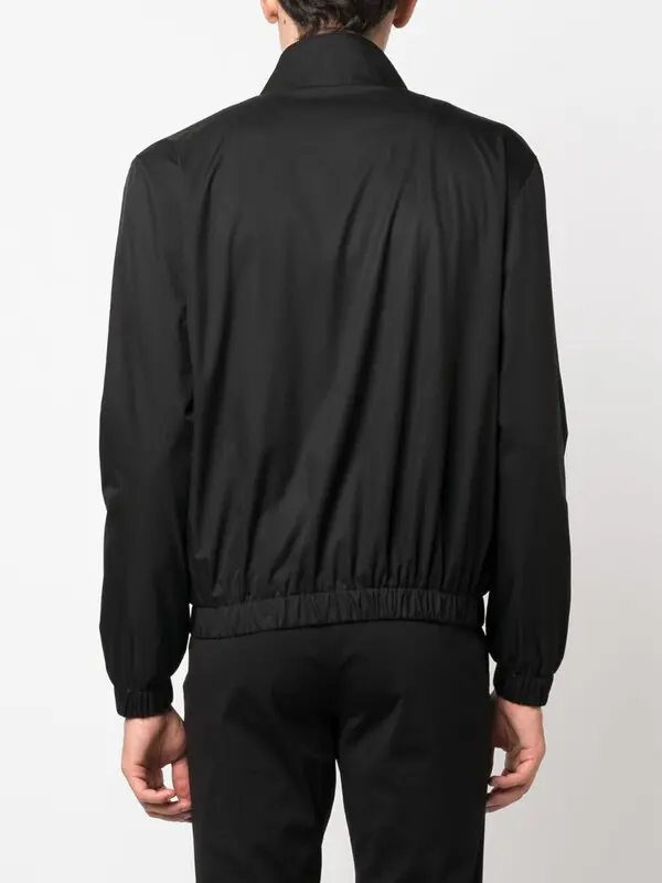 Dolce & Gabbana Logo-plaque Lightweight Jacket - Black