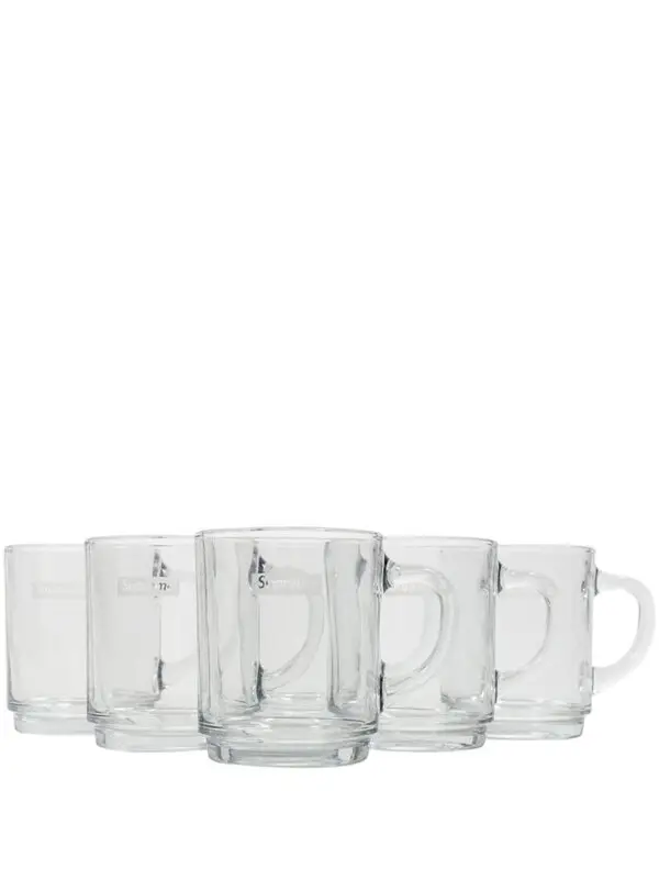 Supreme X Duralex Glass Mugs - White