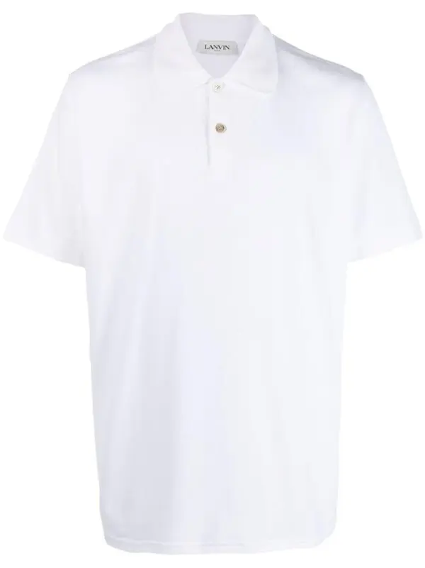 LANVIN Short-sleeve Cotton Polo Shirt