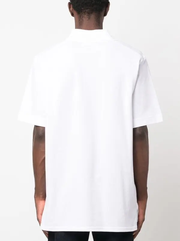 LANVIN Short-sleeve Cotton Polo Shirt