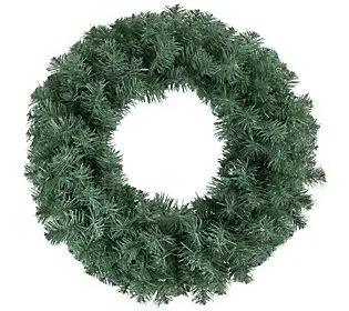 NORTHLIGHT Colorado Blue Spruce 24-inch Christm As Wreath - One-color