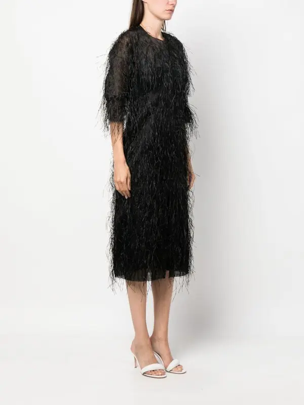 LANVIN Fringed Midi Dress