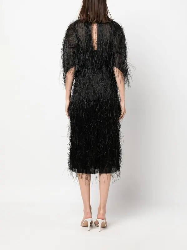 LANVIN Fringed Midi Dress