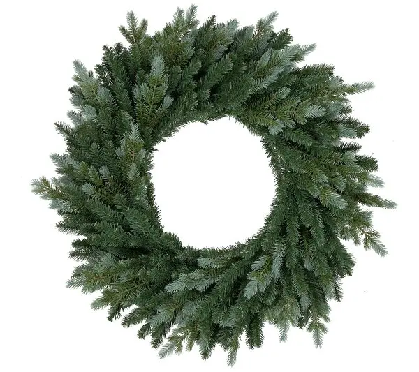 NORTHLIGHT Blue Spruce 36-inch Christmas Wreath - One-color