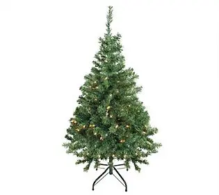 NORTHLIGHT 4' Niagara Pine Medium Christmas Tre Clear Lights