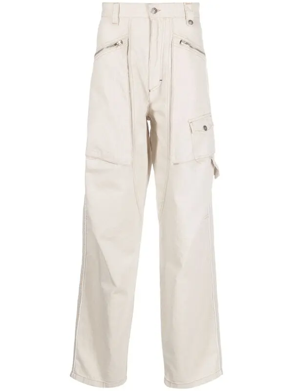 MARANT Parker Straight-leg Jeans - Neutrals