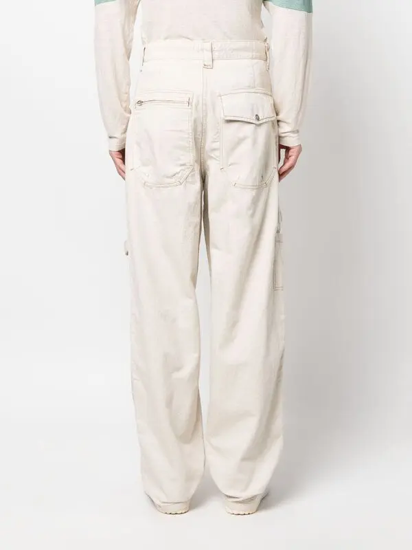 MARANT Parker Straight-leg Jeans - Neutrals