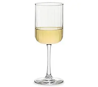 LIBBEY Paneled Wine Glasses, Set Of 4 - One-color
