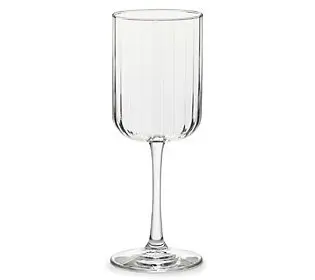 LIBBEY Paneled Wine Glasses, Set Of 4