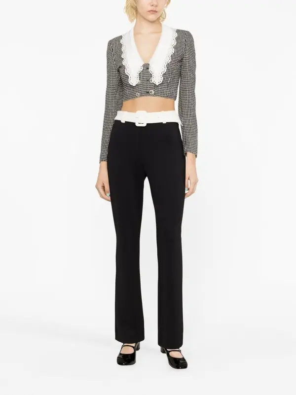 Viktor & Rolf Buckle Straight-leg Trousers - Black
