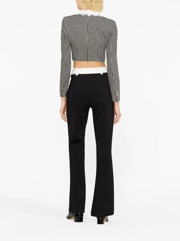 Viktor & Rolf Buckle Straight-leg Trousers - Black