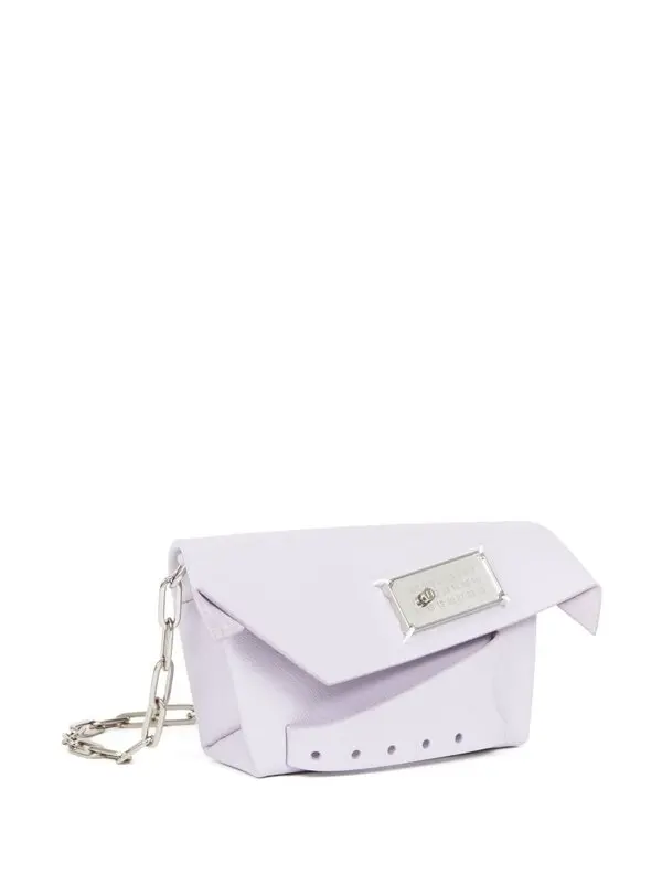 MAISON MARGIELA Medium Snatched Classique Clutch - Purple