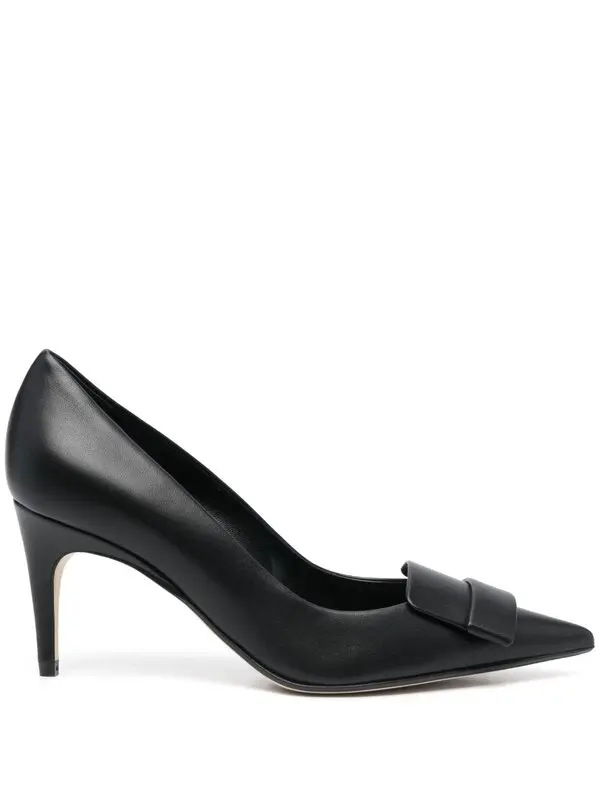 SERGIO ROSSI Sr1 70mm Nappa Leather Pumps - Black