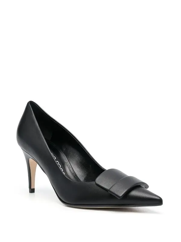 SERGIO ROSSI Sr1 70mm Nappa Leather Pumps - Black