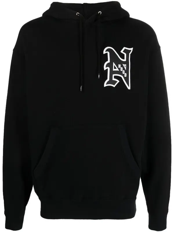 NEIGHBORHOOD College Logo-print Hoodie