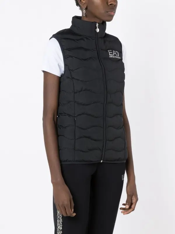 EA7 Core Padded Gilet - Black