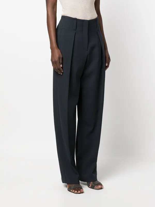 Brunello Cucinelli High-waist Pleated Trousers