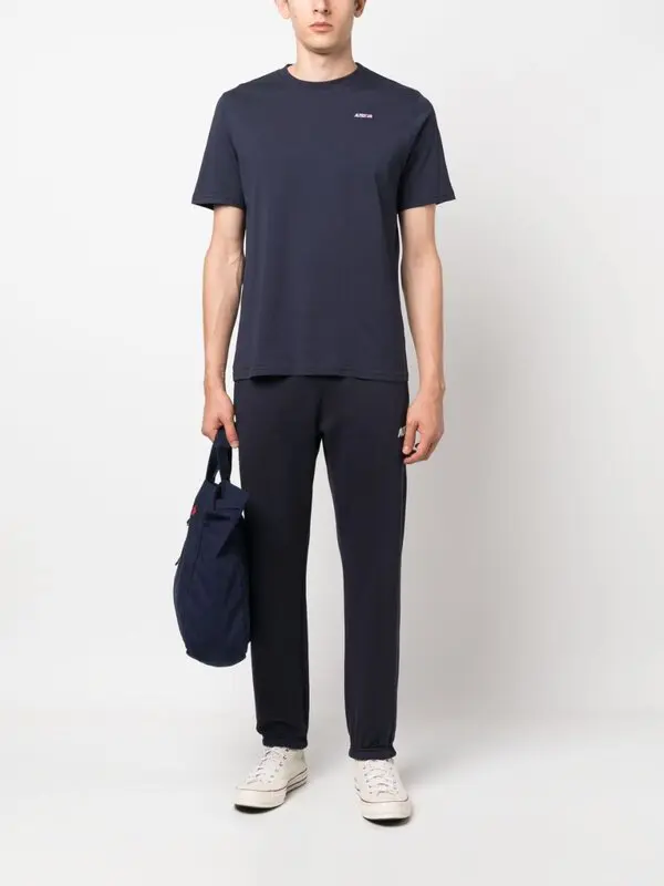 AUTRY Logo-appliqué Track Trousers - Blue