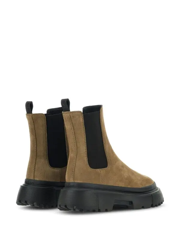 Hogan Chunky-sole Suede Chelsea Boots
