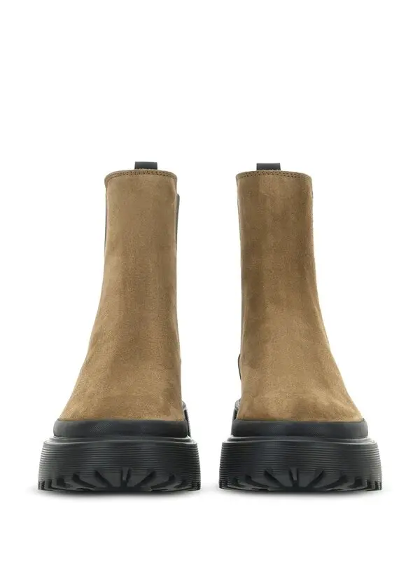 Hogan Chunky-sole Suede Chelsea Boots