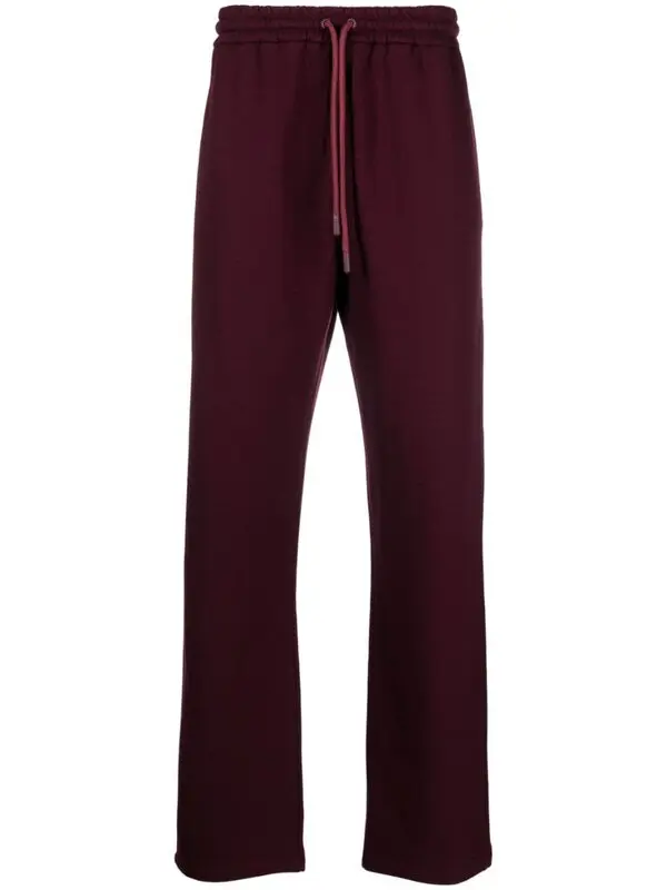 Off-White Logo-embroidered Cotton Track Pants
