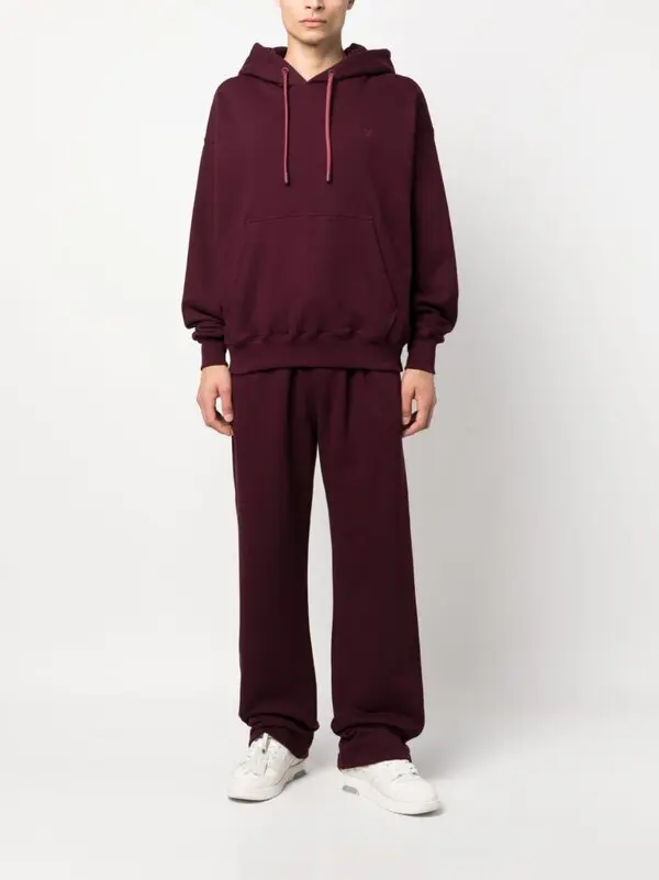 Off-White Logo-embroidered Cotton Track Pants