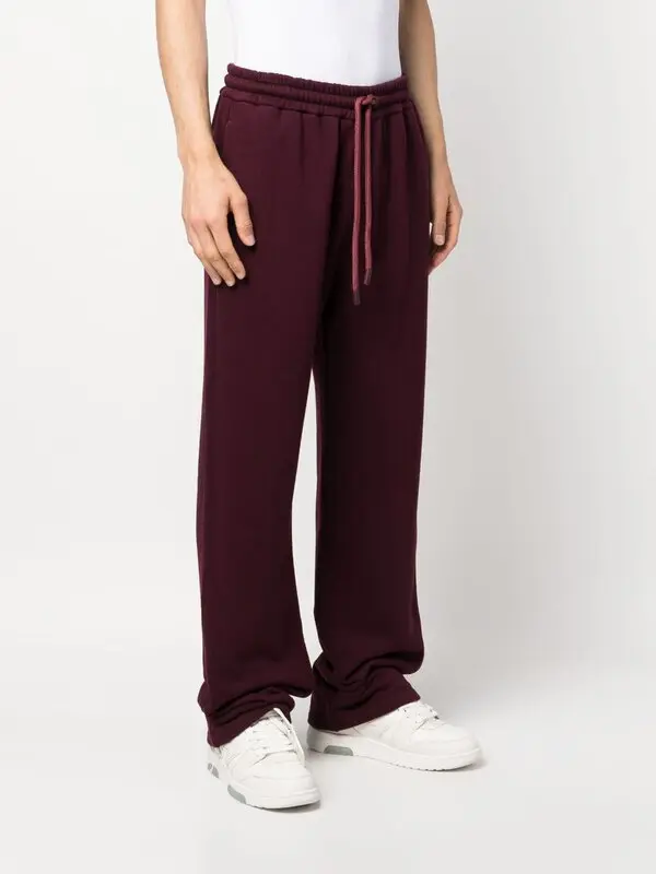 Off-White Logo-embroidered Cotton Track Pants