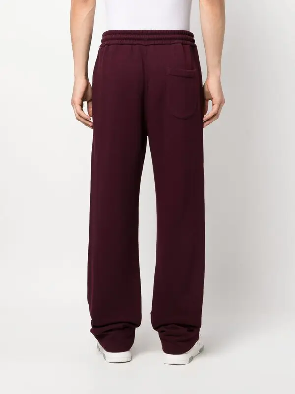 Off-White Logo-embroidered Cotton Track Pants