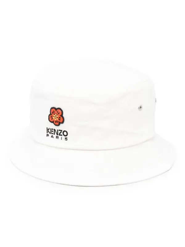 Kenzo Ogo-embroidered Cotton Bucket Hat