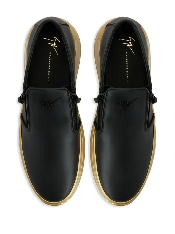 GIUSEPPE ZANOTTI Conley Zip Sneakers - Black