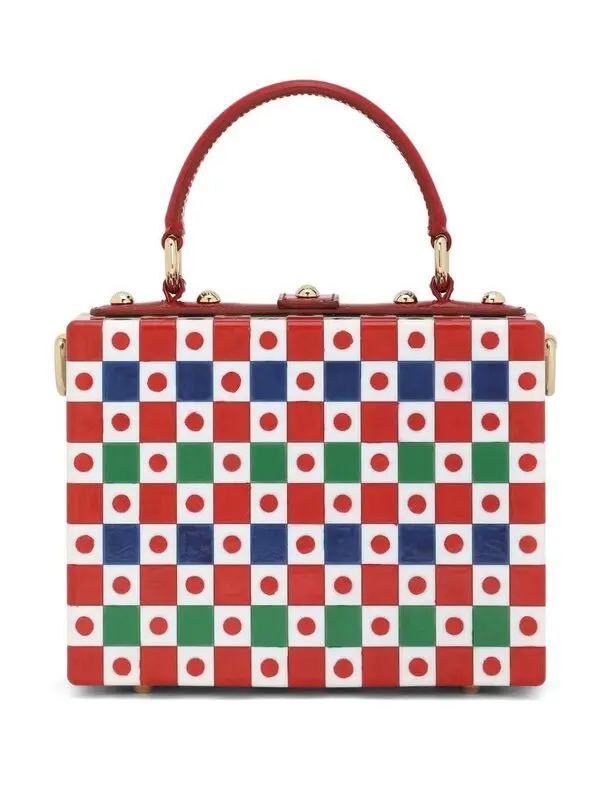 Dolce & Gabbana Dolce Box Carretto-print Tote - Red