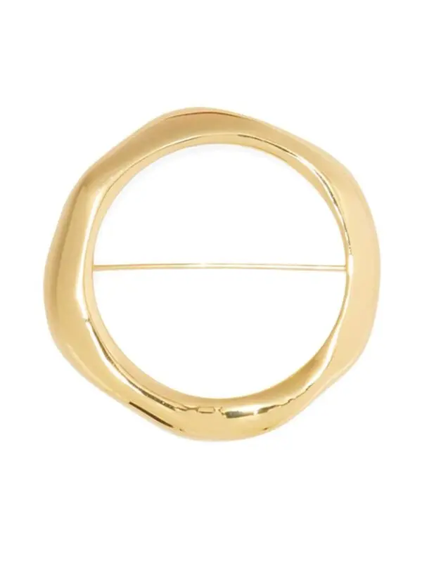 JIL SANDER New Lightness Polished-finish Pin - Gold