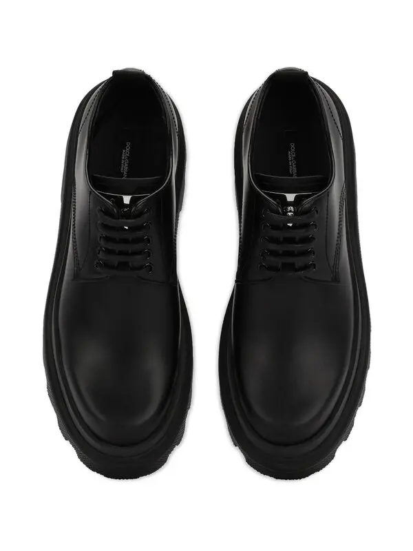 Dolce & Gabbana Platform Leather Derby Shoes
