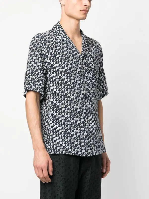 Off-White Logo-print Short-sleeve Shirt