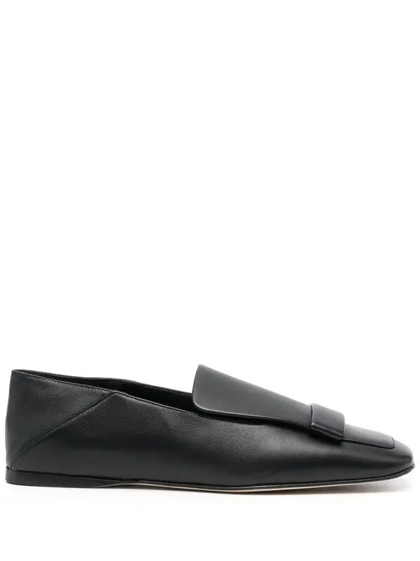 SERGIO ROSSI Sr1 Nappa Leather Loafers - Black