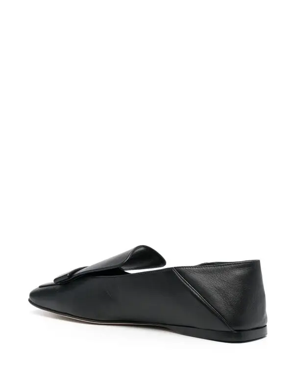 SERGIO ROSSI Sr1 Nappa Leather Loafers - Black